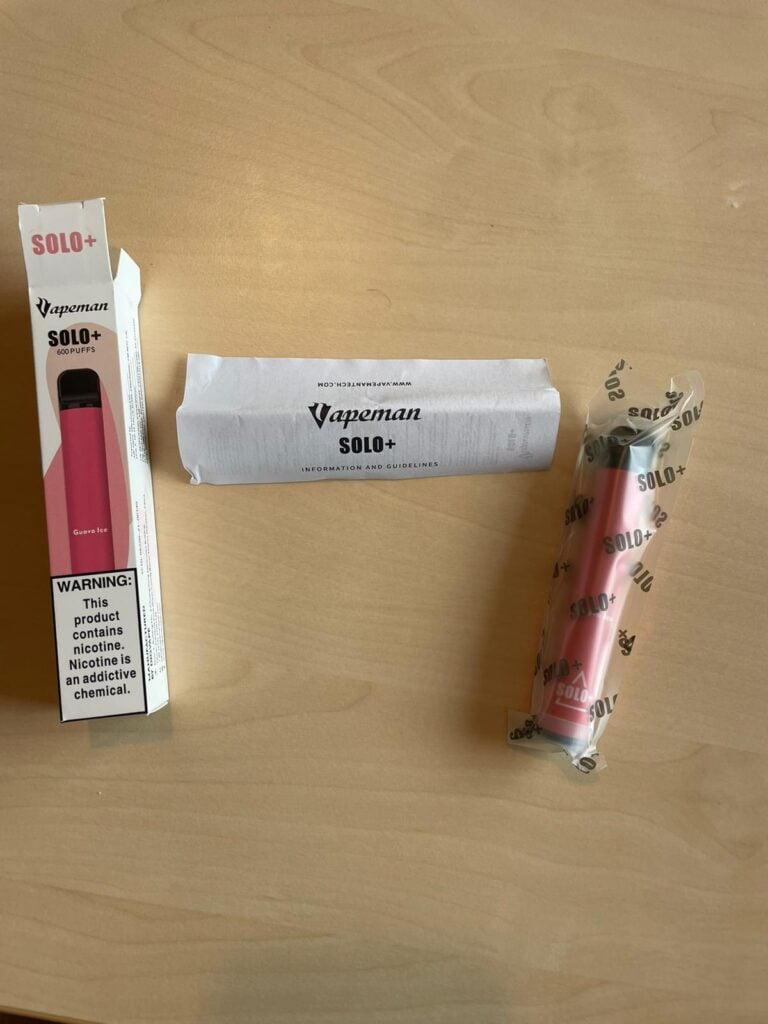 Vapeman Solo+ Disposable Vape Kit Review - VAPE.CO.UK