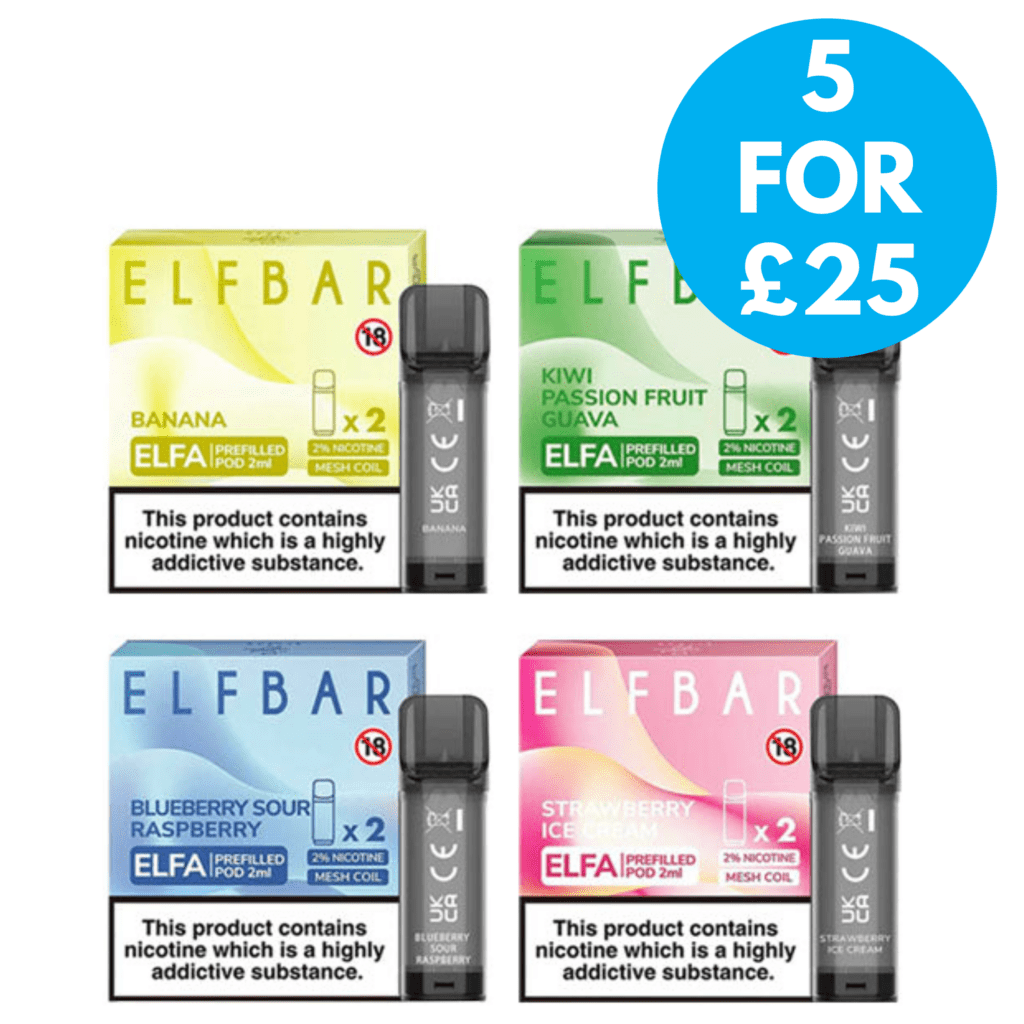 Vape Replacement Pods | Free UK Delivery over £25 | VAPE.CO.UK