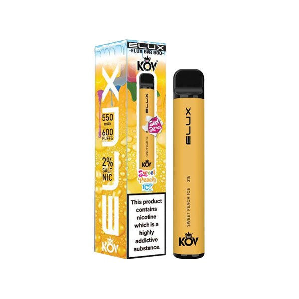 20mg Elux KOV Bar Sweets Series Disposable Vape Device 600 Puffs - VAPE ...