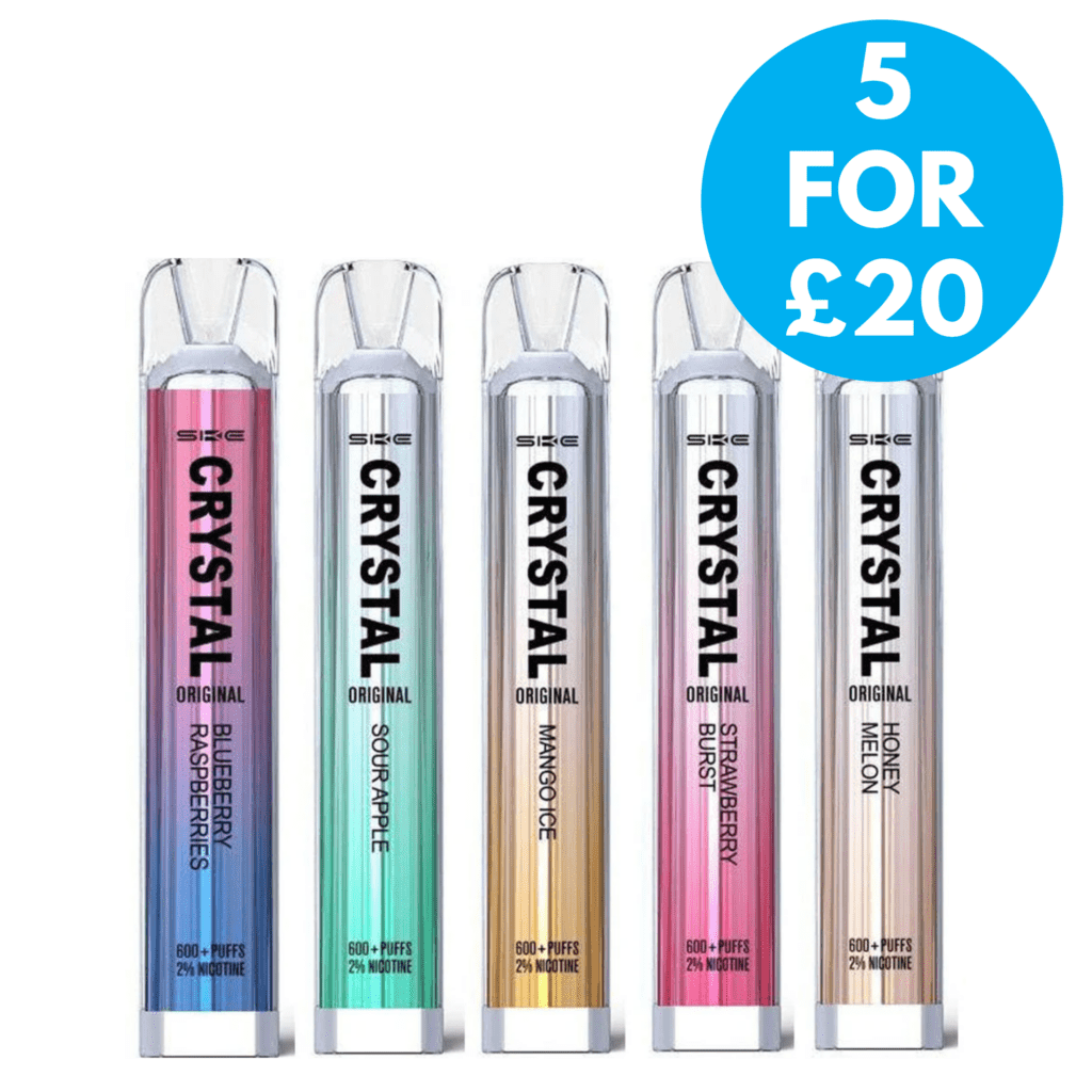 20mg SKE Crystal Bar Disposable Vape - 5 FOR £20 & Free delivery - VAPE ...