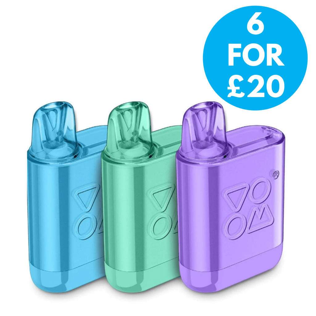 VOOM Iris Mini Disposable Vape Kit | 6 for £20 | Free Shipping - VAPE.CO.UK