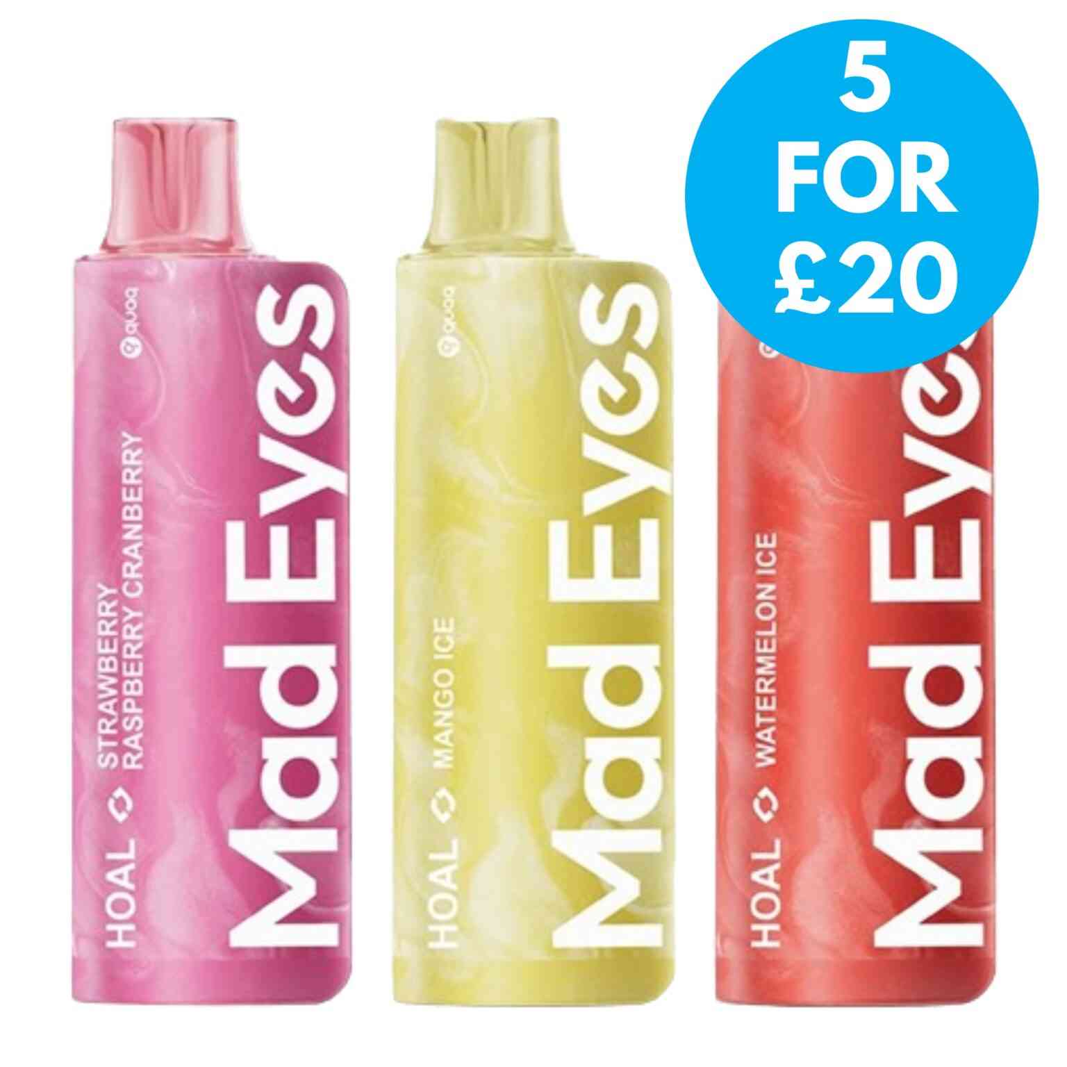 20mg Mad Eyes HOAL Disposable Vape By Lost Mary - 5 for £20 - VAPE.CO.UK