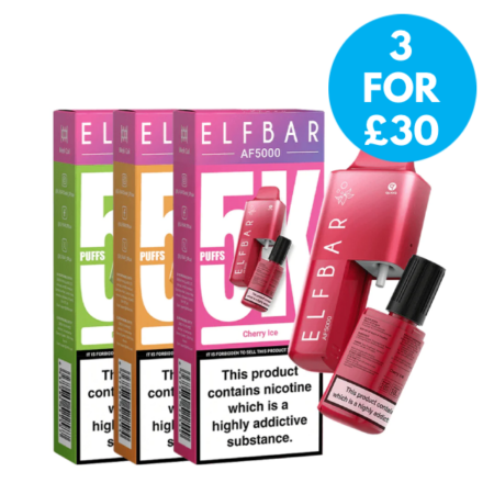 20mg (2%) Elf Bar (5K Puffs) AF5000 - 3 for £30 & FREE 24 Tracked ...