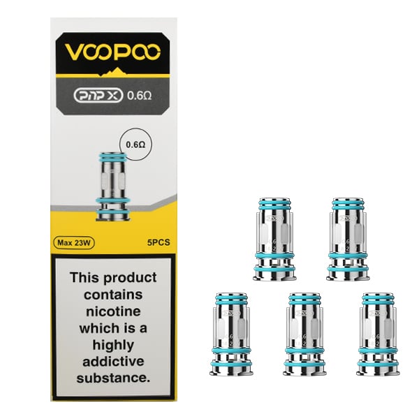 Voopoo PnP X Replacement Coils - Pack Of 5 - VAPE.CO.UK