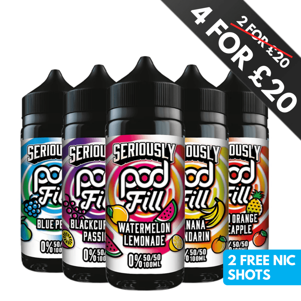 E-liquids 100ml | Nic Shots | Nic Salts | Shortfills | Vape Kits - VAPE ...