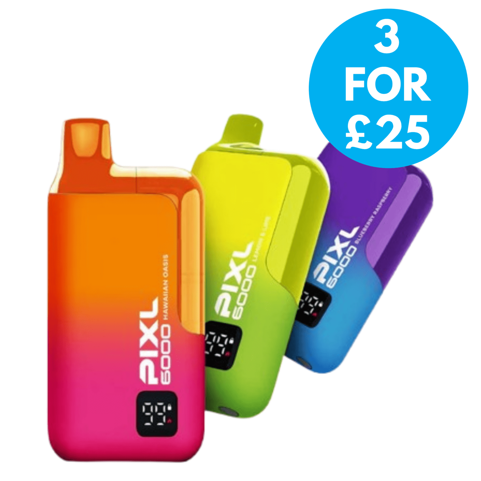 20mg (2%) PIXL 8000 (8K Puffs) Vape Kit - 3 for £25 VAPE.CO.UK