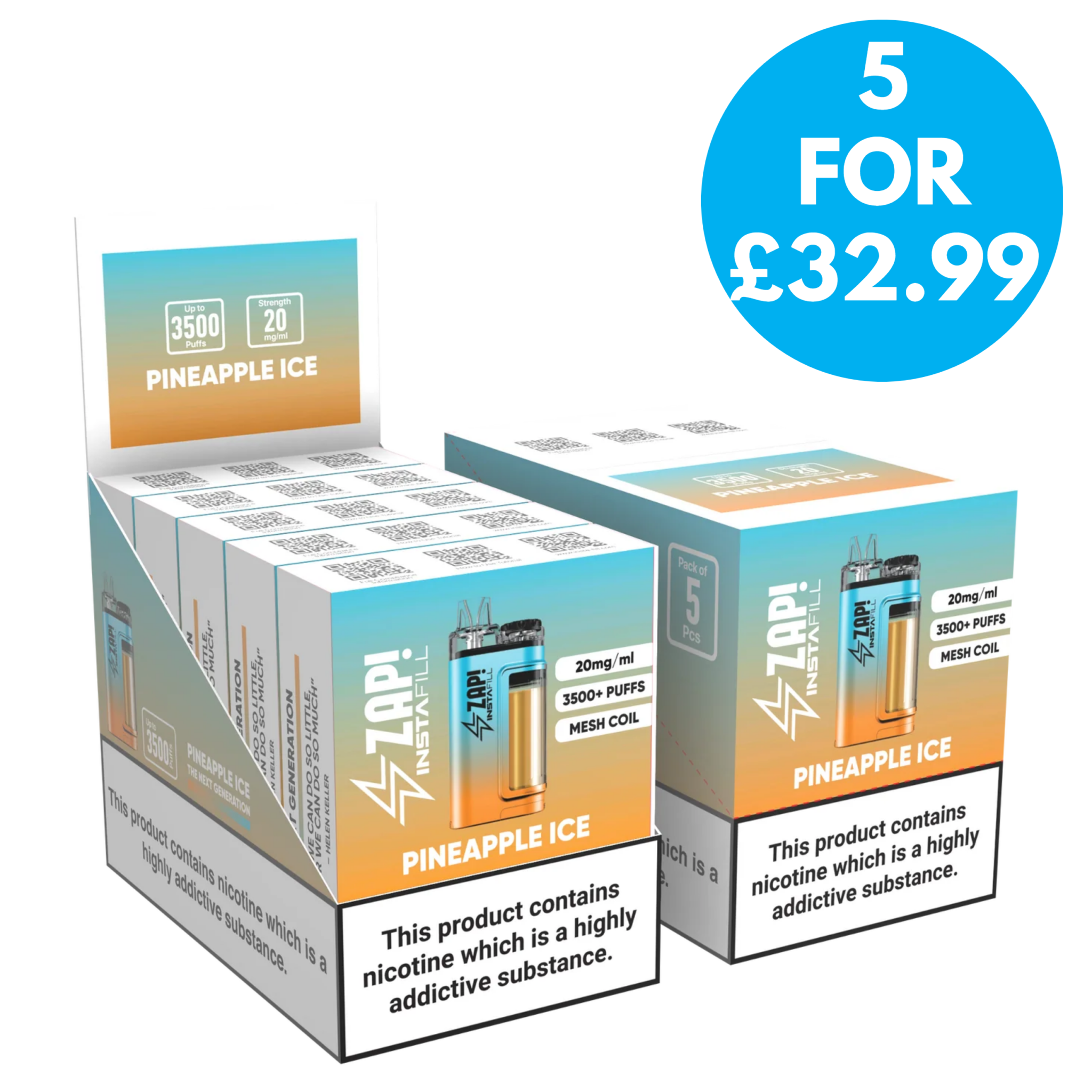 Mad Eyes Lost Mary HOAL Disposable Vape - Box of 10 - £34.99 - VAPE.CO.UK