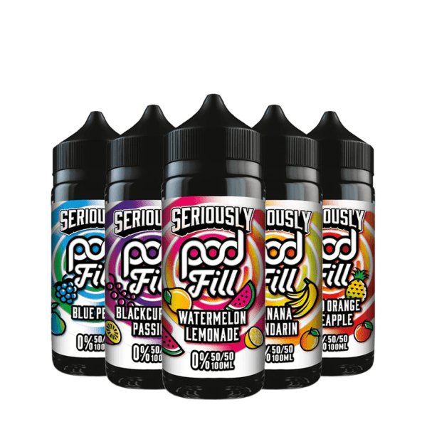 Doozy Seriously Podfill 100ML Shortfill 0mg (50VG/50PG) - VAPE.CO.UK