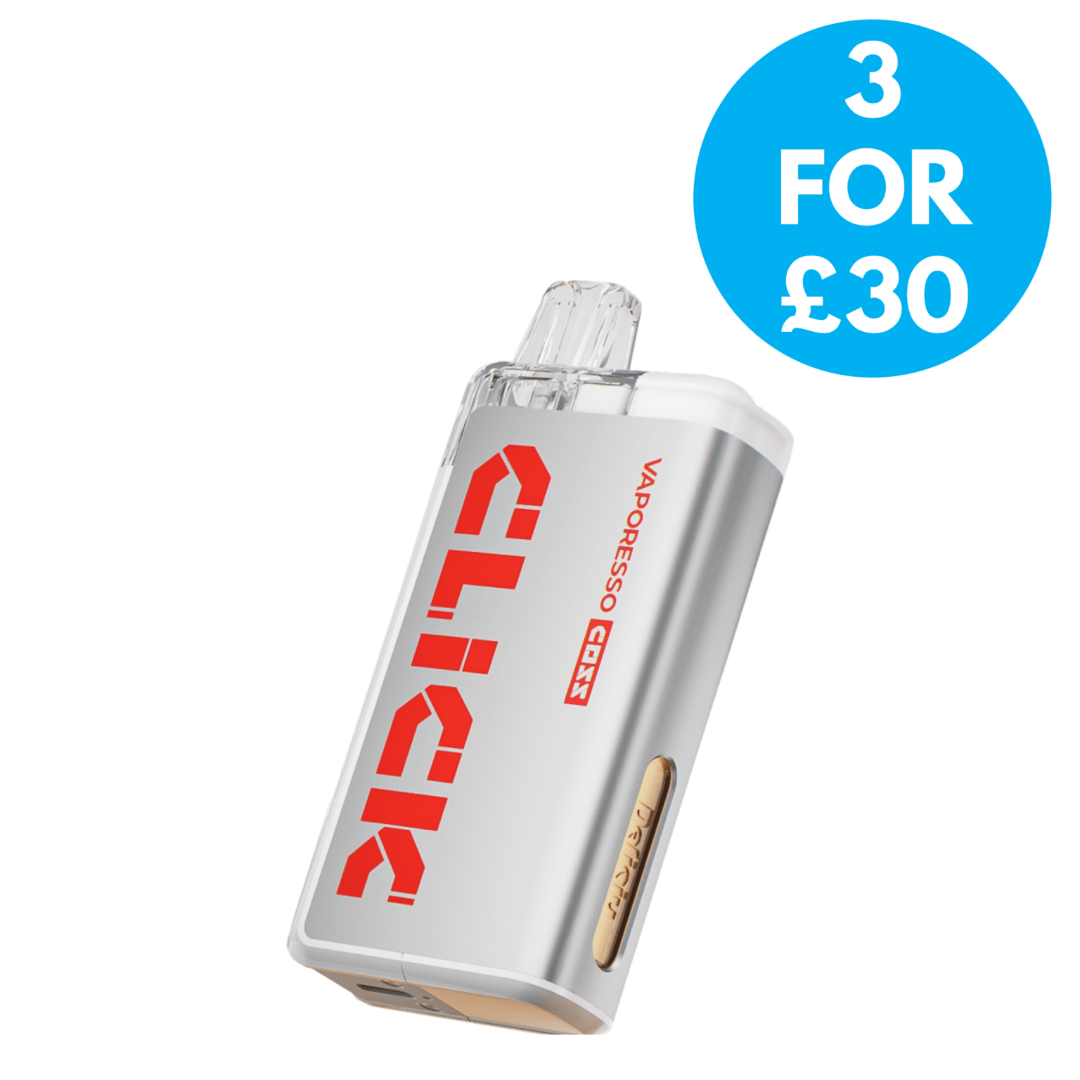 20mg Vaporesso Coss Click 6K Puffs Disposable Vape - 3 For £30 - VAPE.CO.UK