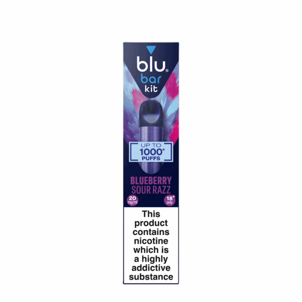 20mg Blu Bar 1000 Vape Kit - 5 For £25 - VAPE.CO.UK