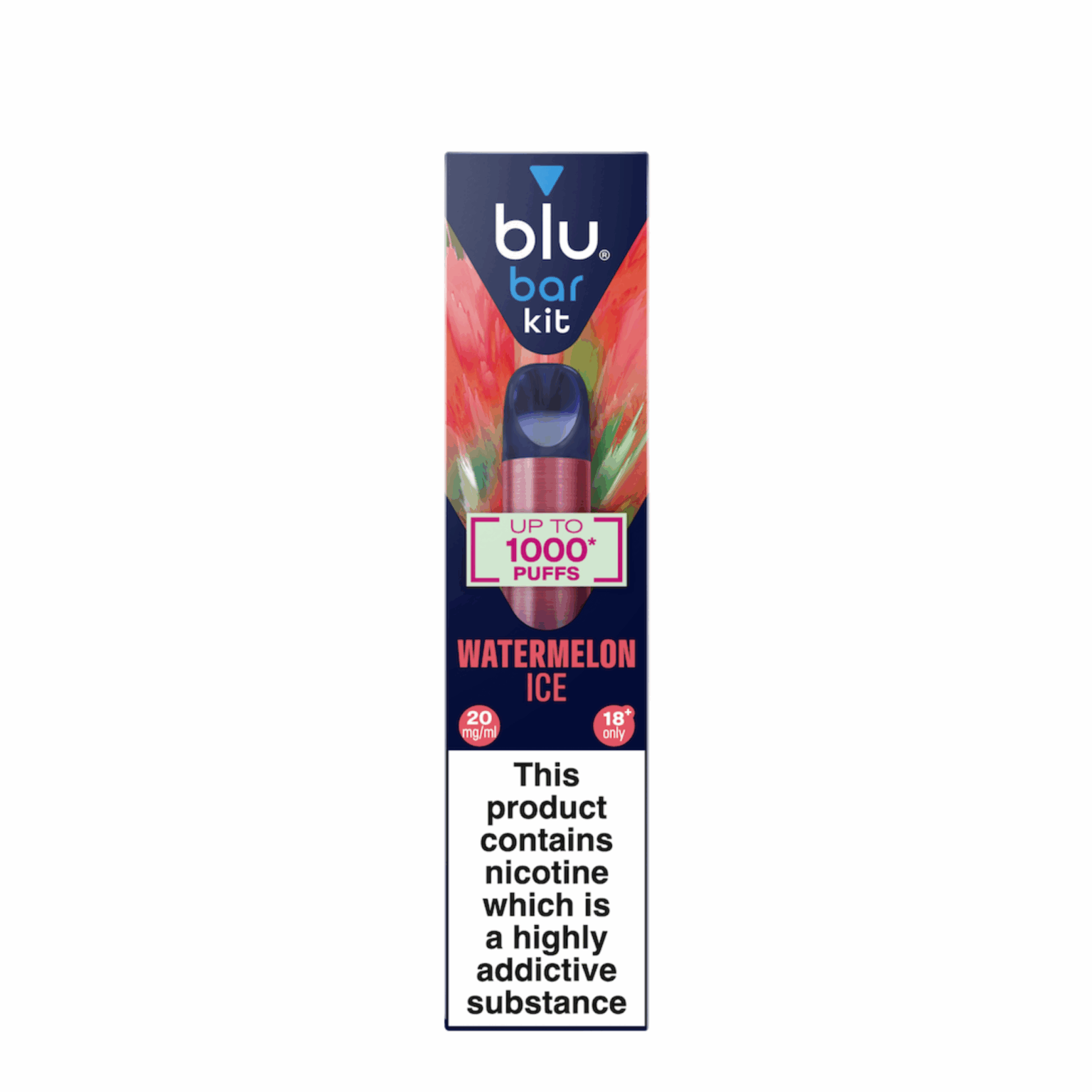 20mg Blu Bar 1000 Vape Kit - 5 For £25 - VAPE.CO.UK