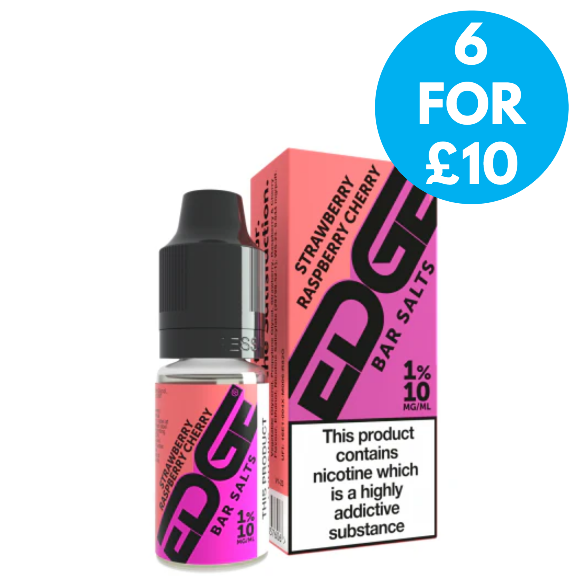 15mg Edge Bar Nic Salts 10ml - 6 For £10 - VAPE.CO.UK