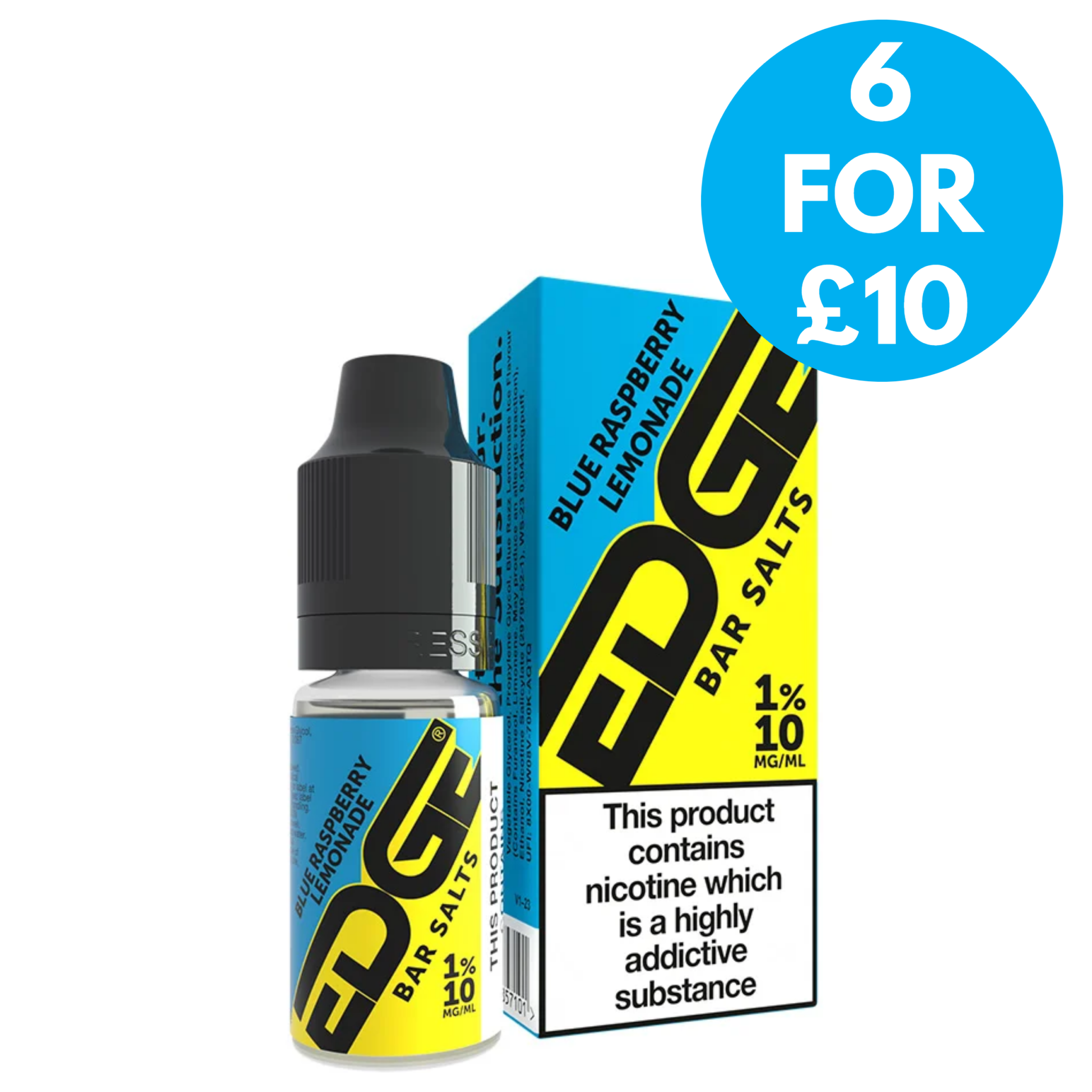 20mg Edge Bar Nic Salts 10ml - 6 For £10 - VAPE.CO.UK