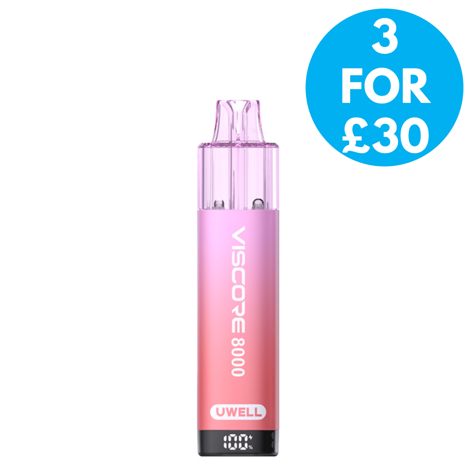 Uwell Viscore 8000 Prefilled Pod Vape Kit - 3 For £30 - VAPE.CO.UK