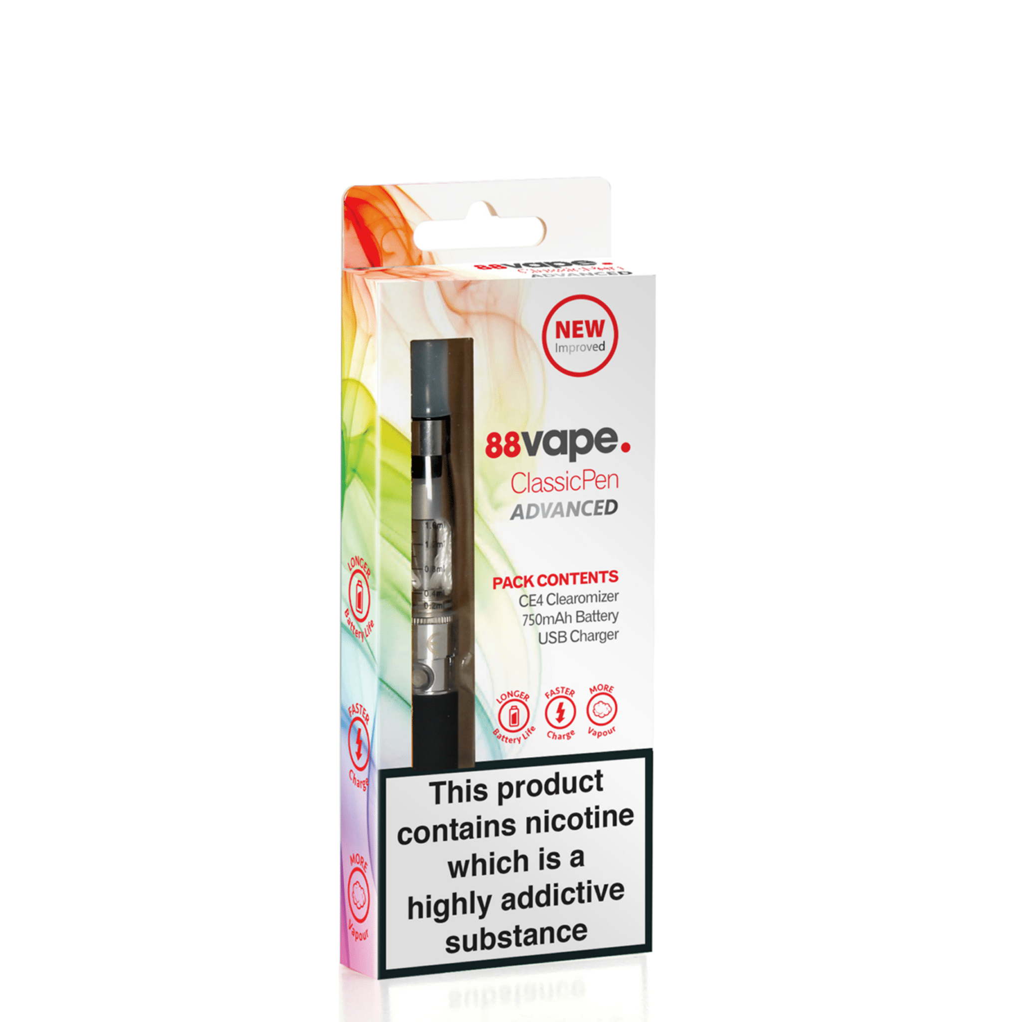 88Vape Deluxe Vape Pen Black - VAPE.CO.UK