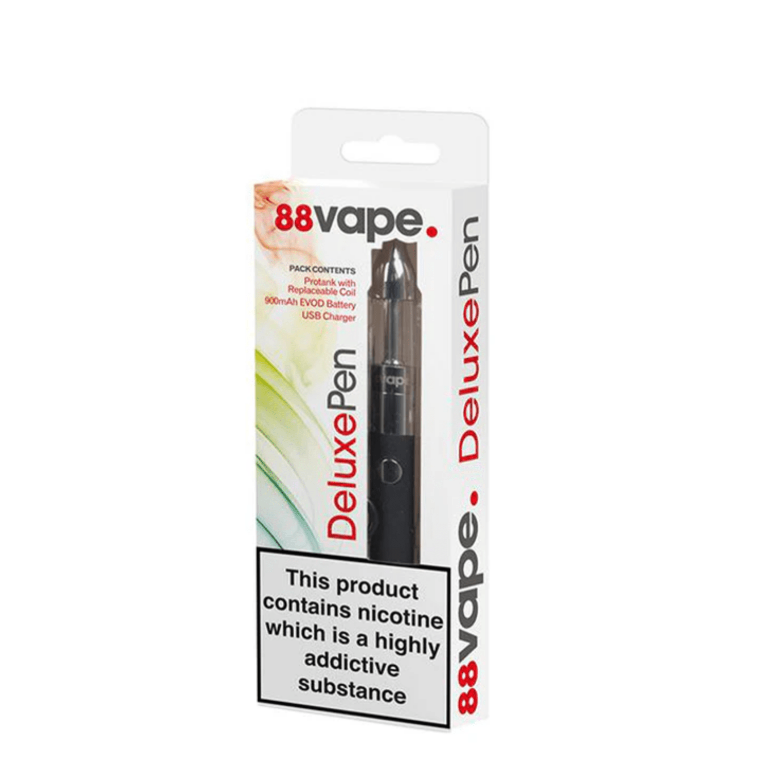 88Vape Deluxe Vape Pen Black - VAPE.CO.UK