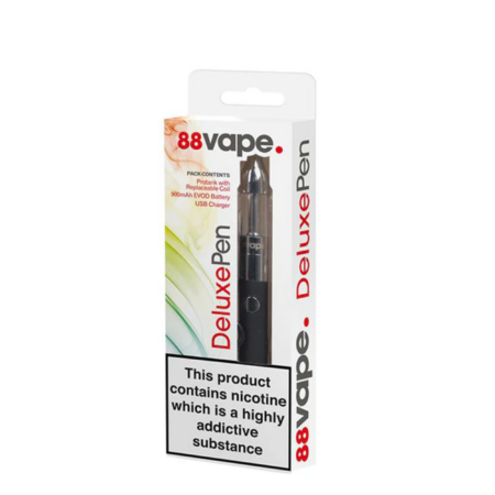88Vape Deluxe Vape Pen Black - VAPE.CO.UK