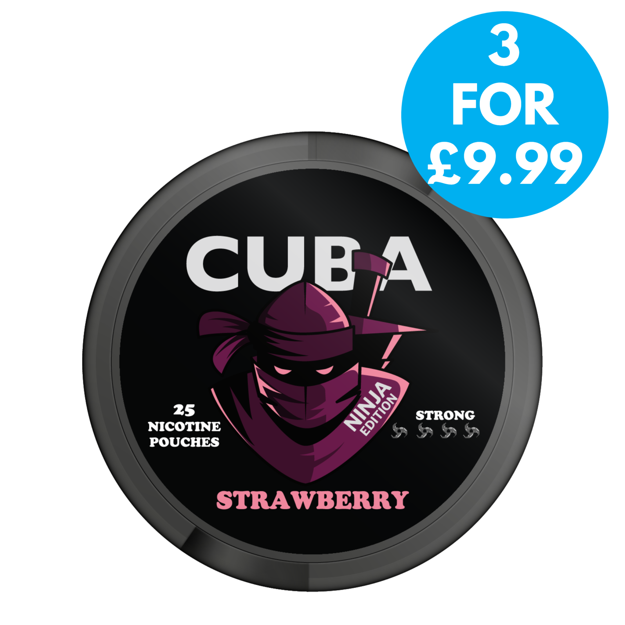 Cuba Ninja Snus Nicotine Pouches 30mg - 3 For £9.99 - VAPE.CO.UK