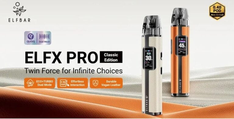 Elf Bar Elfx Pro Classic Edition Pod Vape Kit - VAPE.CO.UK