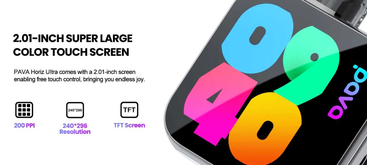 Pava Allo Horiz Ultra Refillable Pod Vape Kit - VAPE.CO.UK