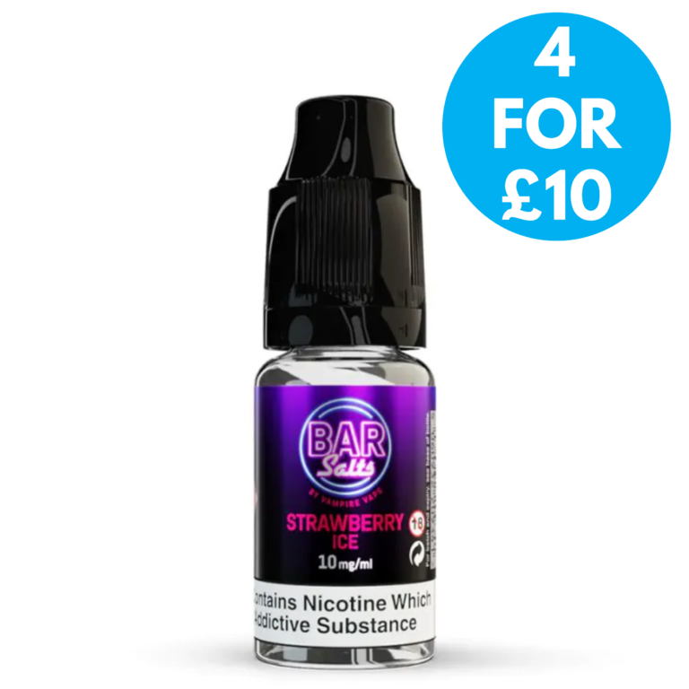 10mg Vampire Vape Bar Nic Salts (50VG/50PG) - 4 For £10 - VAPE.CO.UK