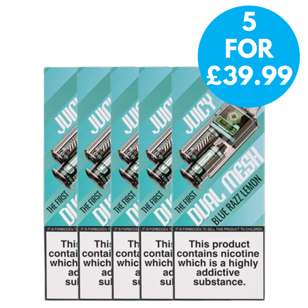 Box Of 5 - 20mg Juicy Pod 6000 (6K Puffs) Pro Disposable Multipack ...