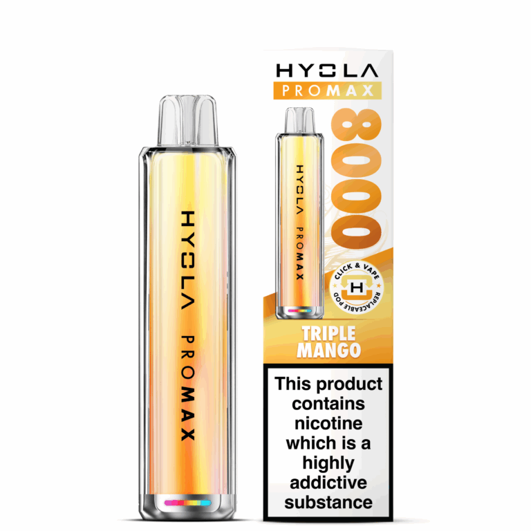 Hyola Pro Max 8000 Prefilled Pod Vape Kit - 3 For £25 - VAPE.CO.UK