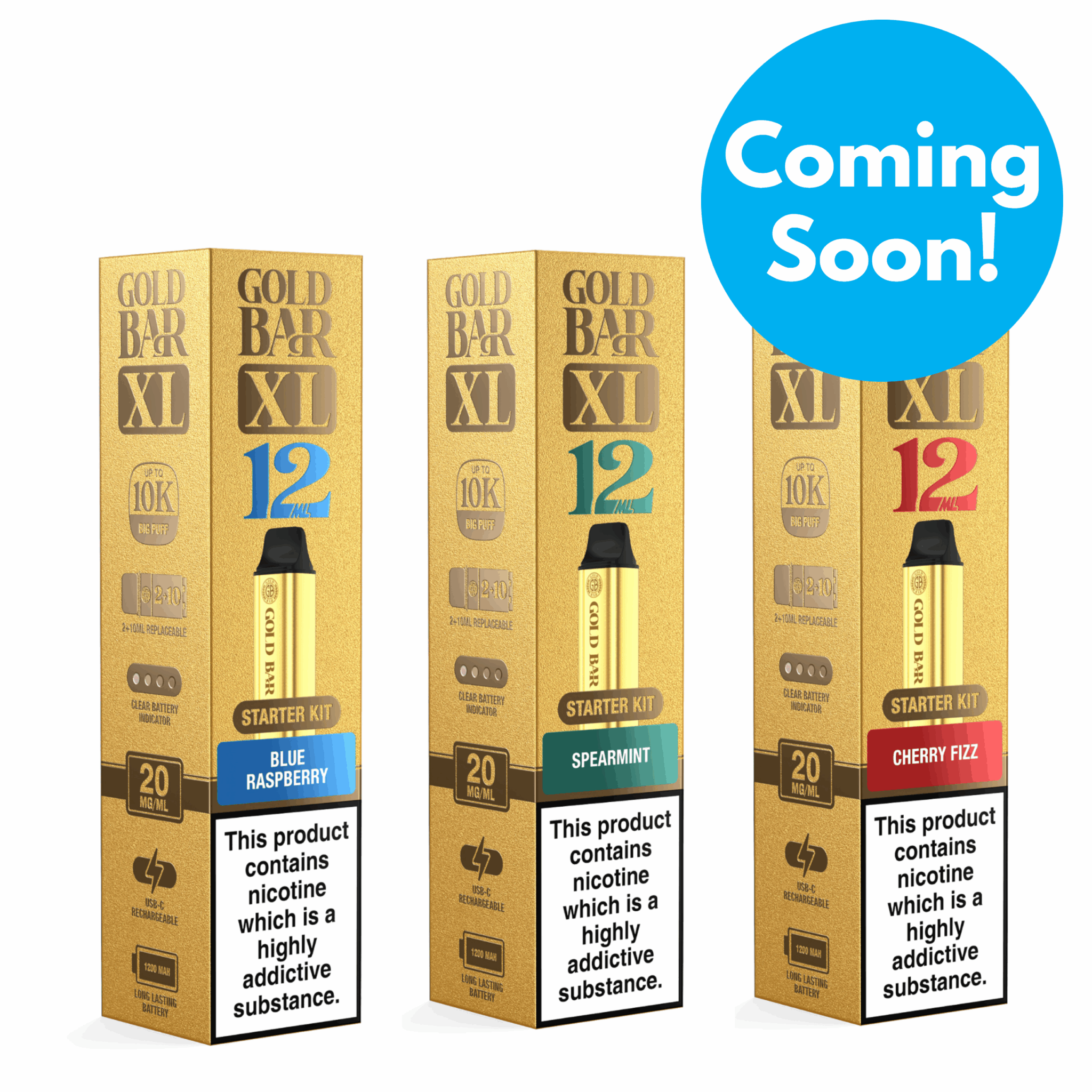 Gold Bar XL Prefilled Pod Vape Kit - VAPE.CO.UK