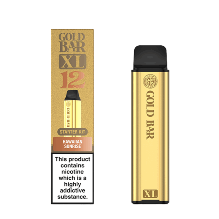 Gold Bar XL Prefilled Pod Vape Kit - Only £6.99 - VAPE.CO.UK
