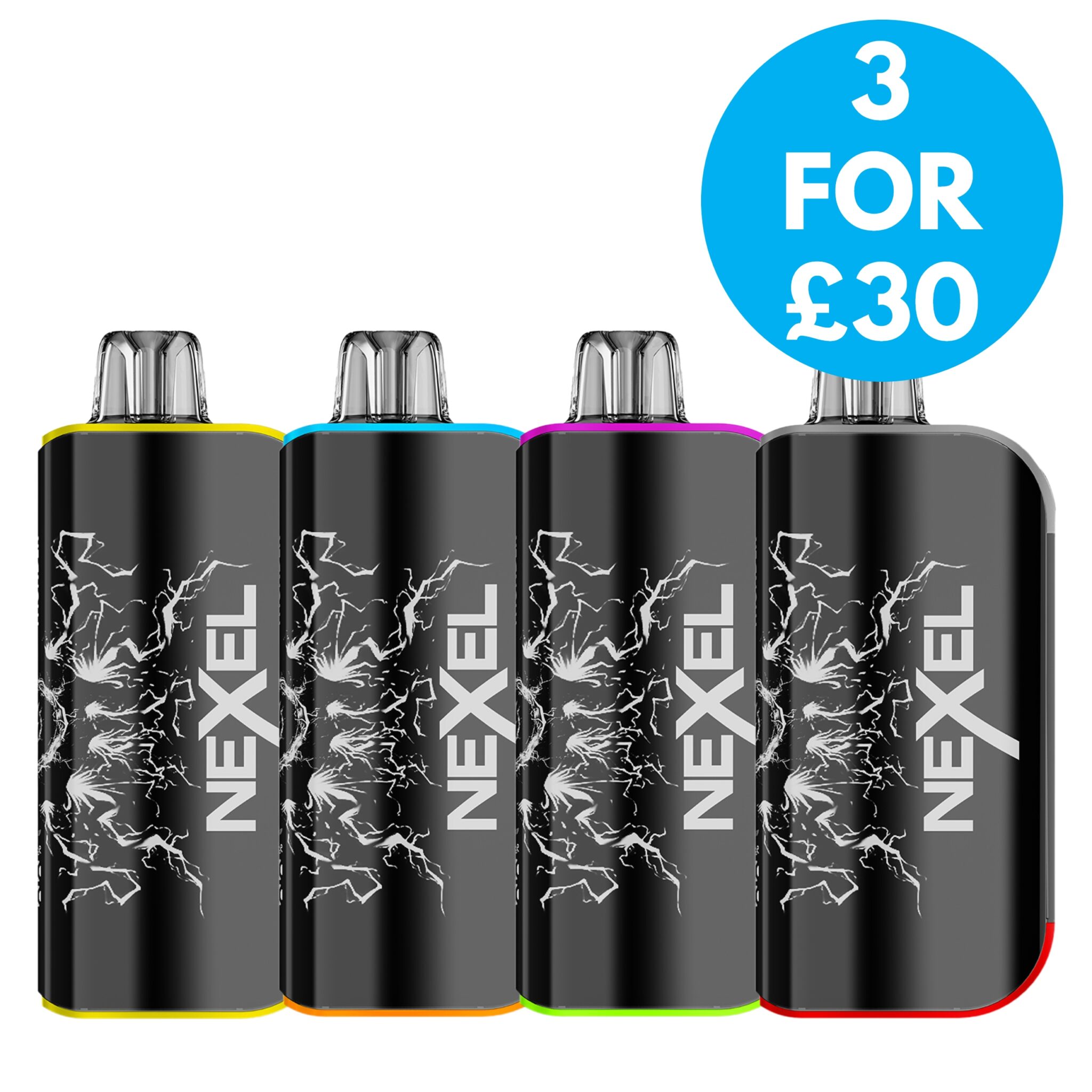 20mg (2%) Nexel Thunder 15k Prefilled Vape Kit - 3 For £30 - VAPE.CO.UK