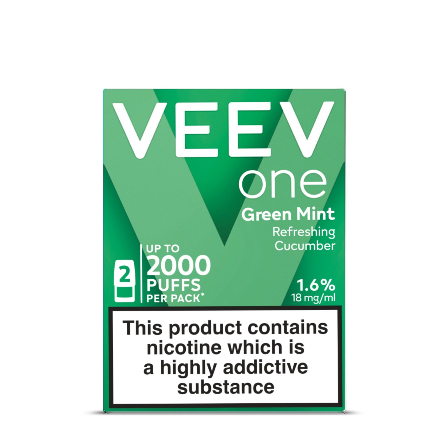 18mg VEEV One Refill Pack - 5 For £25 - VAPE.CO.UK