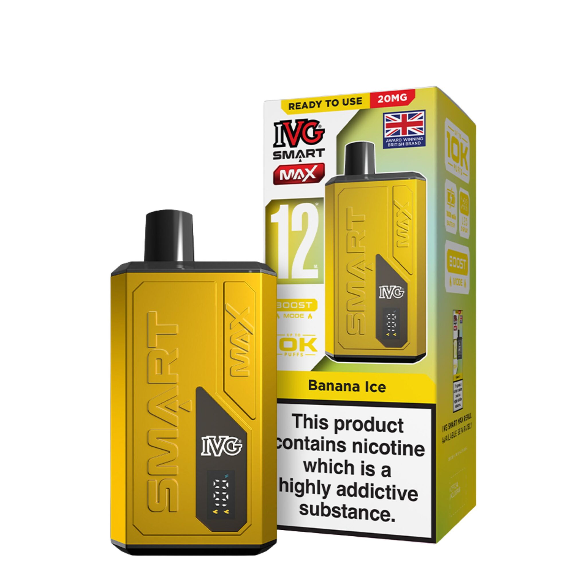 20mg (2%) IVG Smart Max Prefilled Pod Vape Kit - 3 For £25 - VAPE.CO.UK