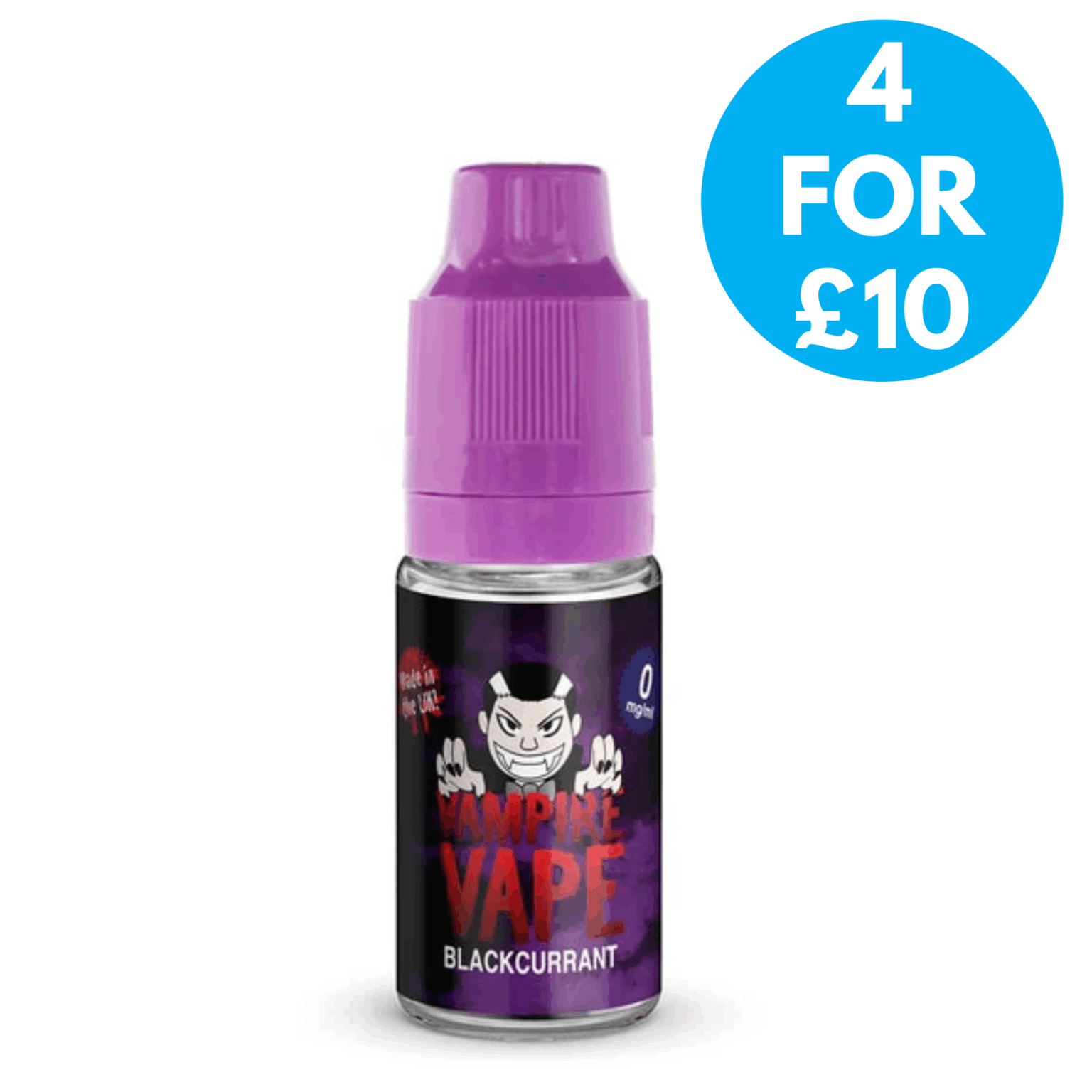 0mg Vampire Vape Freebase E-liquid 10ml (40VG/60PG) - 4 For £10 - VAPE ...
