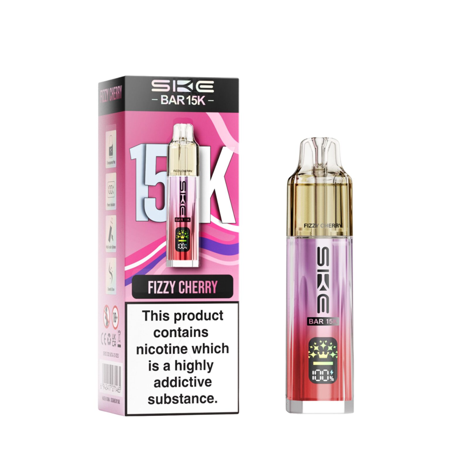20mg (2%) SKE Bar 15k Prefilled Vape Kit - VAPE.CO.UK