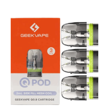 Geekvape Q Replacement Pod Cartridges 2ml - Side Fill - VAPE.CO.UK
