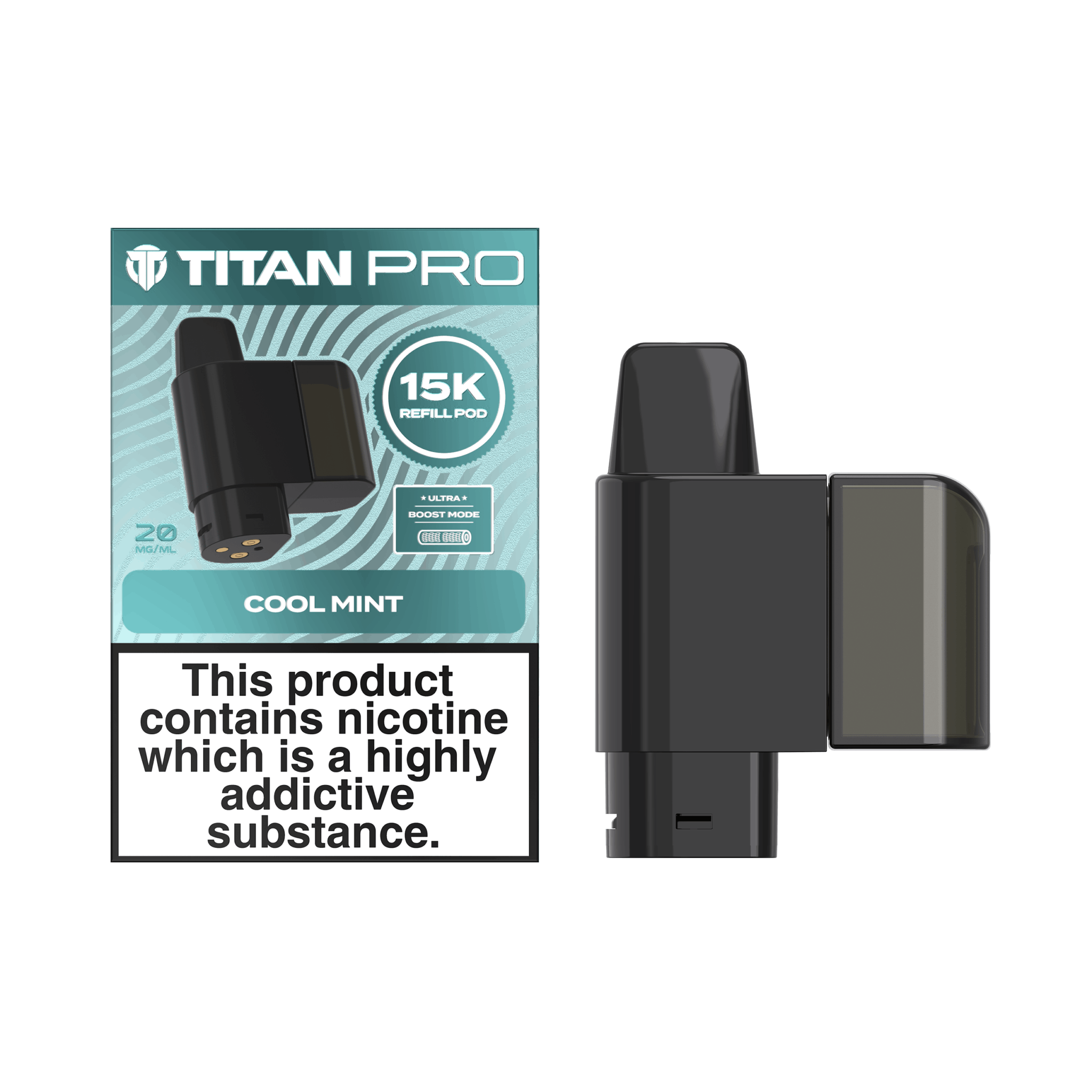 Titan Pro 15K Pre-filled Replacement Pod - 3 For £18 - VAPE.CO.UK