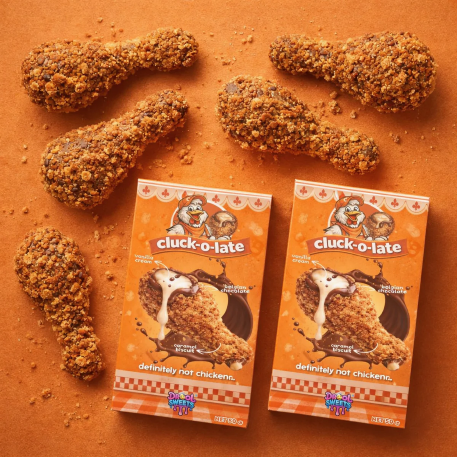 Drool Sweets Cluck-O-Late Chicken Shaped Chocolate - VAPE.CO.UK