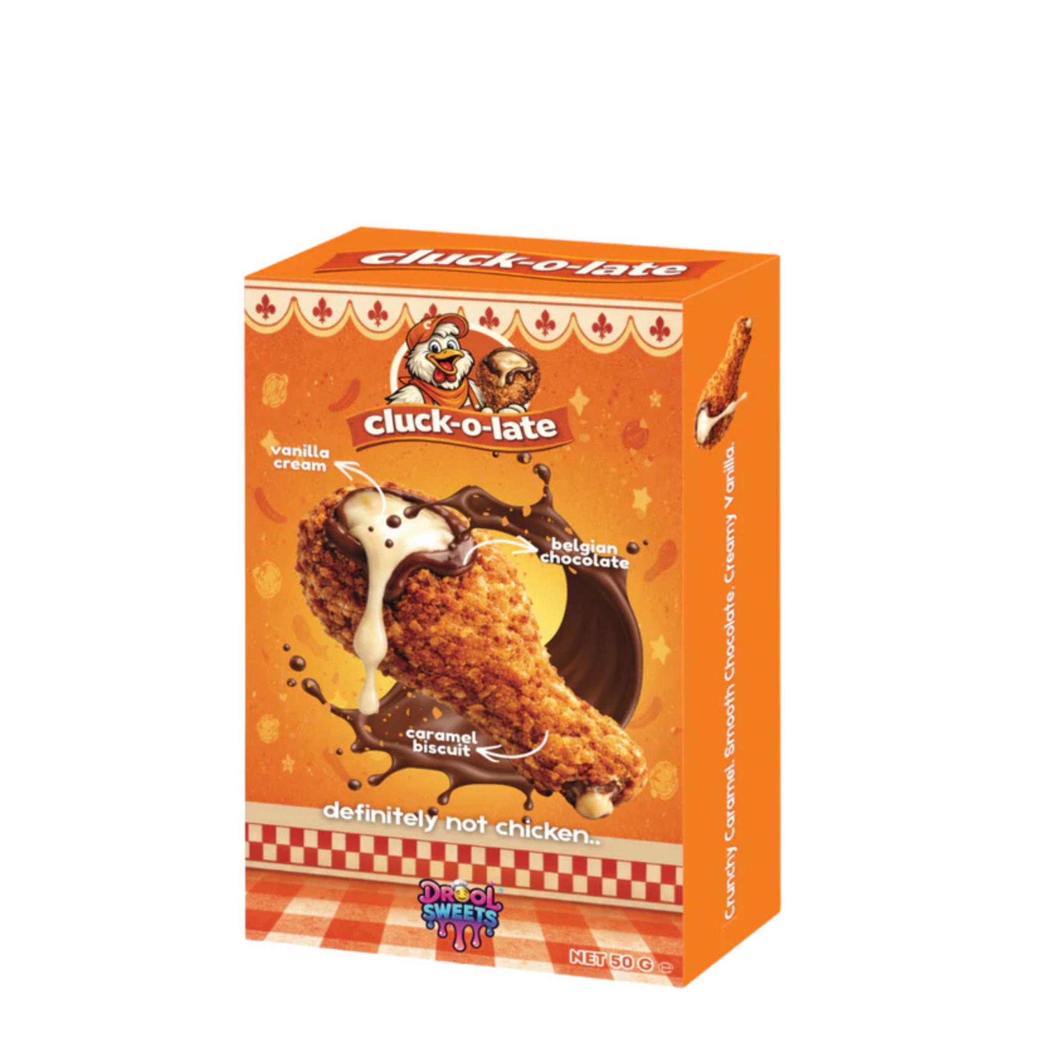 Drool Sweets Cluck-O-Late Chicken Shaped Chocolate - VAPE.CO.UK
