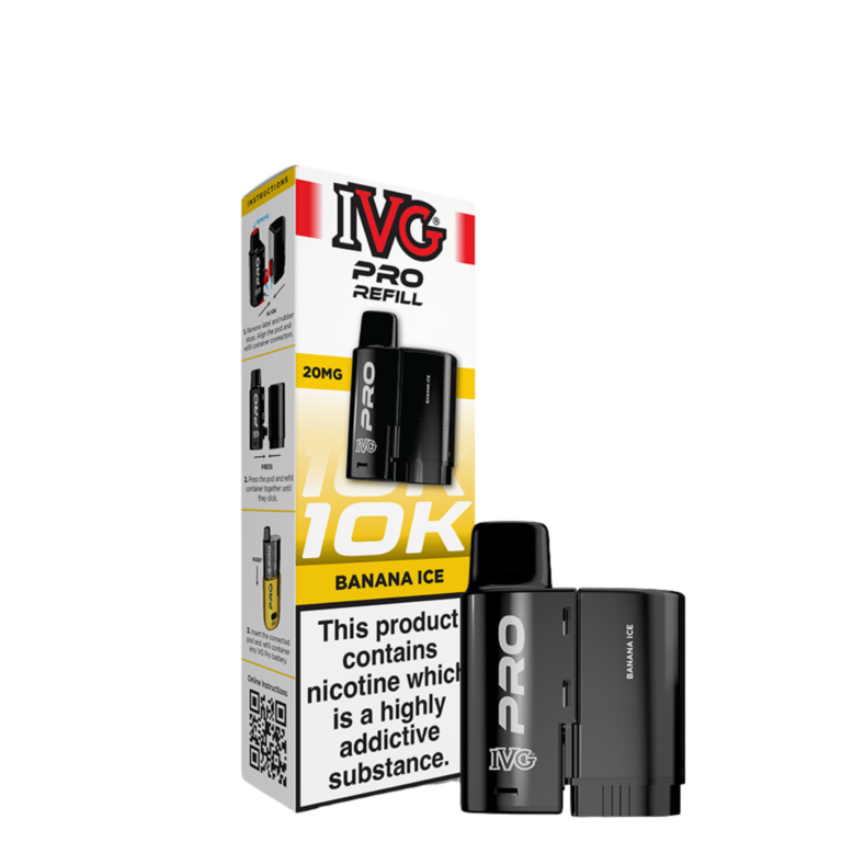 20mg (2%) IVG Pro 12 Refill Packs - 3 For £18 - VAPE.CO.UK